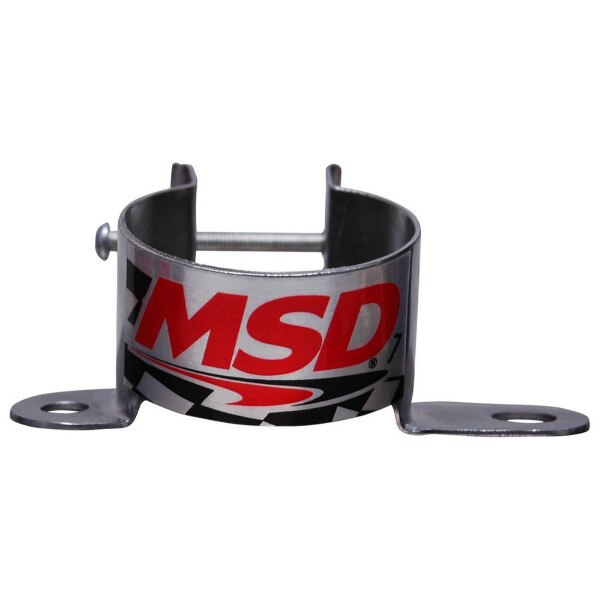 MSD Ignition Coil Bracket, Canister Style, Vertical Mount, Steel, Up to ...