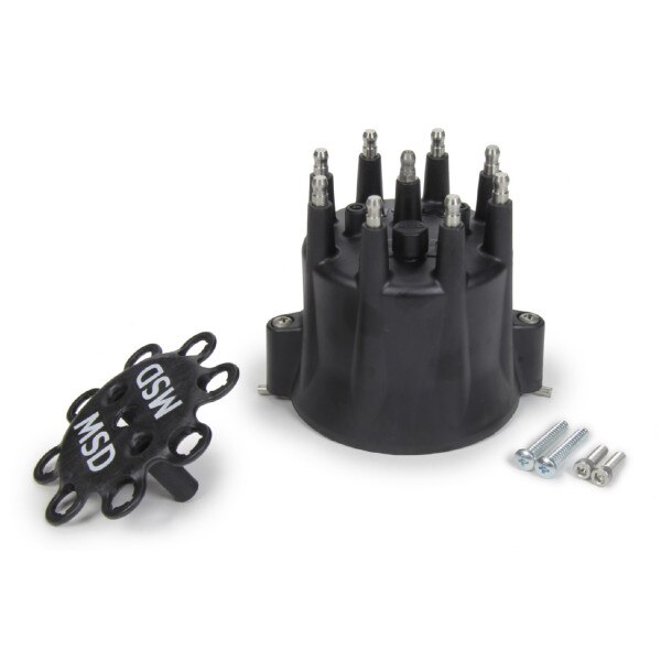MSD Distributor Cap, HEI Style, Chevy V8, Black