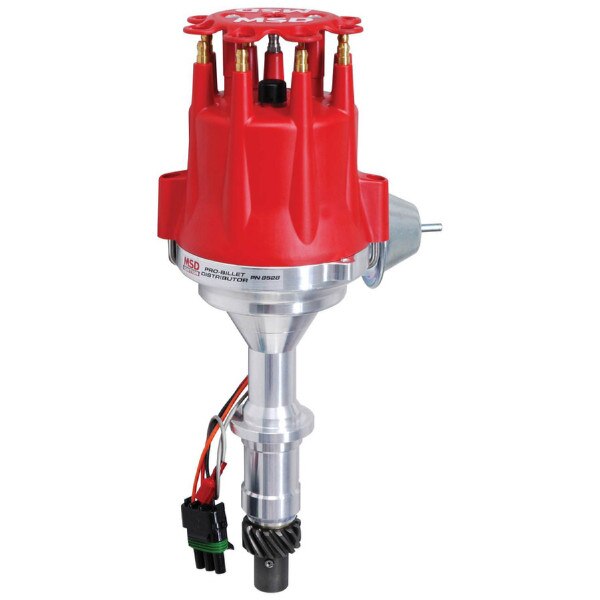 MSD Distributor, Pro-Billet, Ready-to-Run, Magnetic Pickup, Vacuum ...