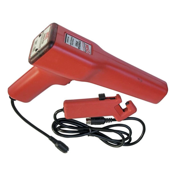 MSD Timing Light, Self-Powered, Detachable Inductive Pickup, Plastic, Red