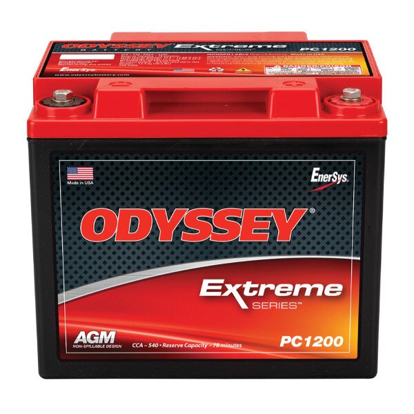 Odyssey Battery, Extreme Racing, AGM, 12V, 1200 PHCA, 540 CCA, Top ...
