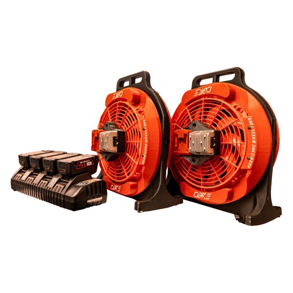 Wireless Brake Cool Down Fan System, Magnetic, Fits 15" Wheels, Set of ...