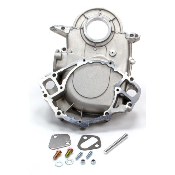 Pioneer Timing Cover Kit, 1-Piece, Aluminum, Natural, Big Block Ford