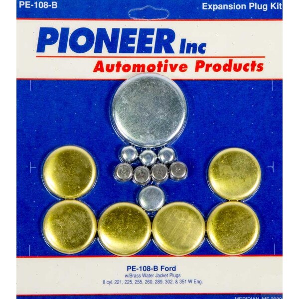 Pioneer Freeze Plug Kit, Complete Engine, Small Block Ford