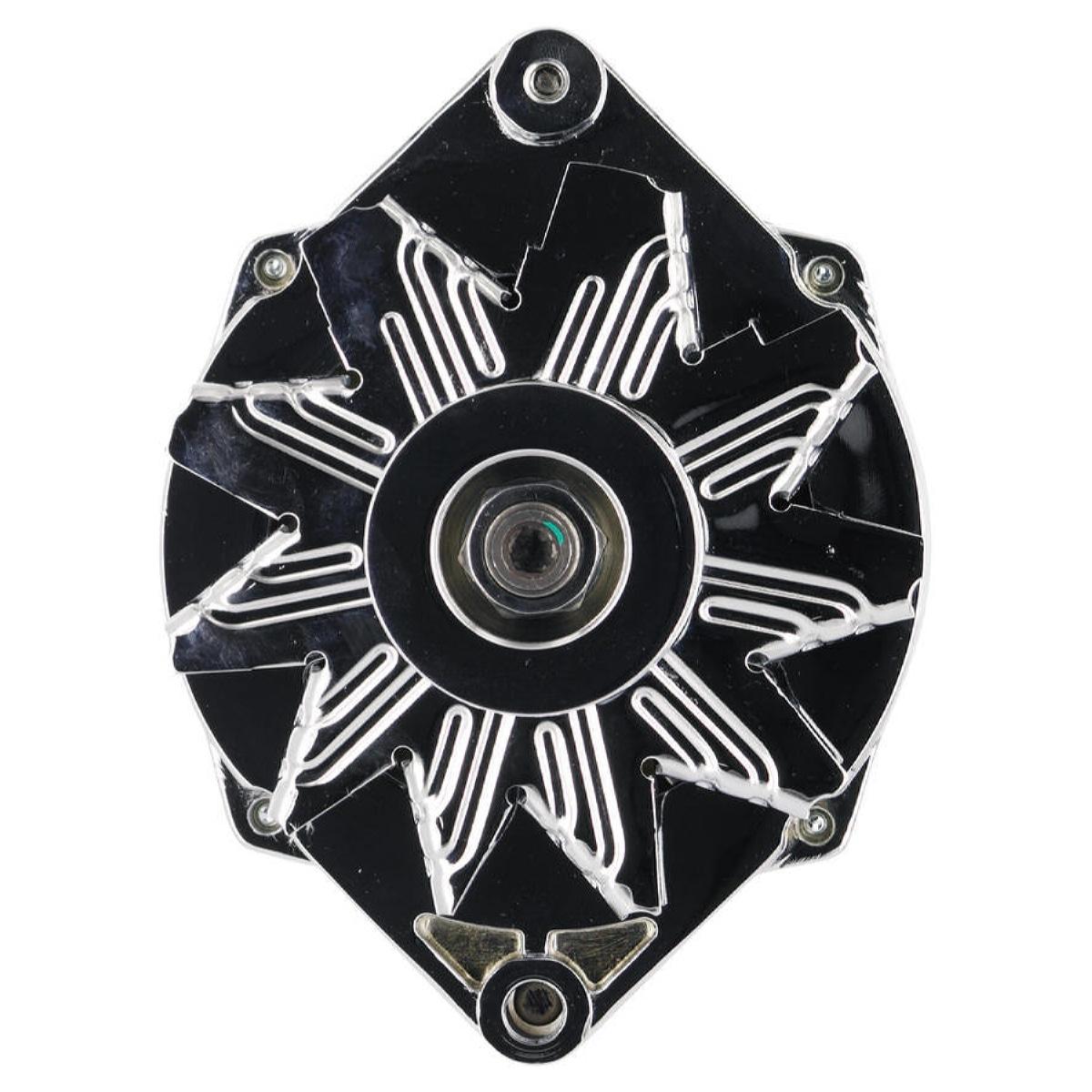 Powermaster Alternator, Internal Regulator, 100 Amp, One Wire, GM 12si ...