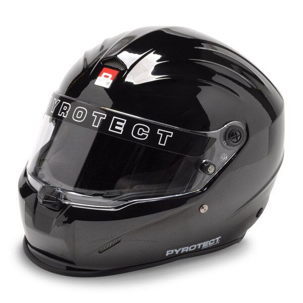 Pyrotect Helmet, Pro Sport Duckbill, Non-Forced Air, Full Face, Gloss Black, Medium, SA2020