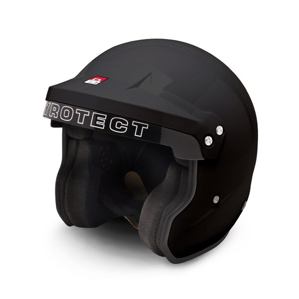 Pyrotect Helmet, Pro Sport, Open Face, Gloss Black, Medium, SA2020