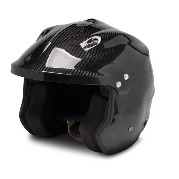 Pyrotect Helmet, Pro Air Flow, Open Face, Carbon Fiber, Large, SA2020