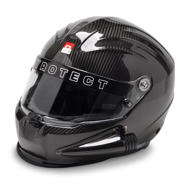 Pyrotect Helmet, Pro Sport Duckbill, Side-Forced Air, Full Face, Carbon ...