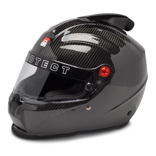 Pyrotect Helmet, Pro Sport Duckbill, Top-Forced Air, Full Face, Carbon Fiber, Small, SA2020