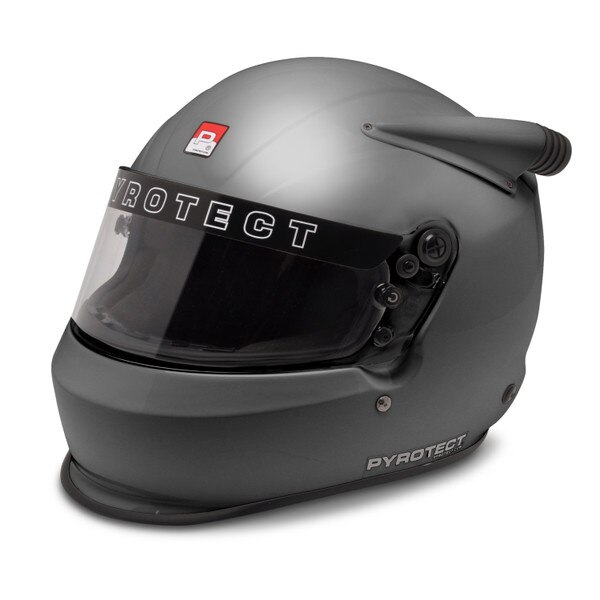 Pyrotect Helmet, Ultra Sport Duckbill, Mid-Forced Air, Full Face, Flat ...
