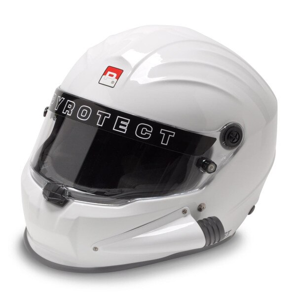 Pyrotect Helmet, Pro Sport Duckbill, Side-Forced Air, Full Face, White ...