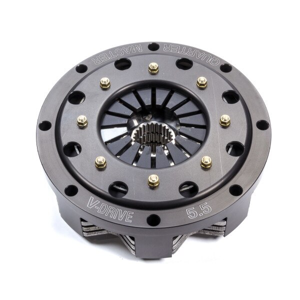 Quarter Master Clutch Kit, V-Drive, Triple Disc, 5.500" Diameter, 1-5/ ...