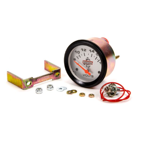 Quickcar Gauge, Voltmeter, 8-18V, Electric, Analog, 2-5/8" Diameter ...