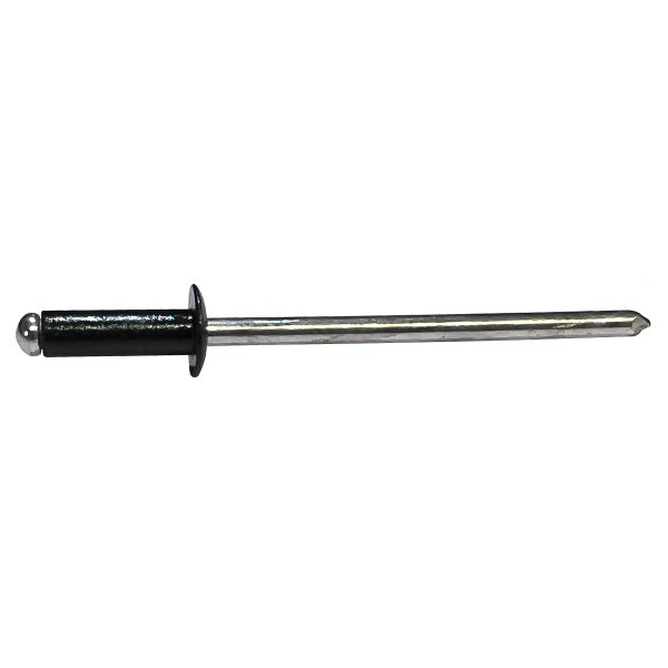 Rivet, Marson Brand, Dome Head, Aluminum Rivet, Aluminum Mandrel, Black