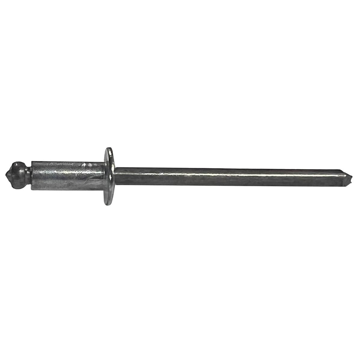 Rivet, Pop Brand, Dome Head, Steel Rivet, Steel Mandrel, Mill Finish