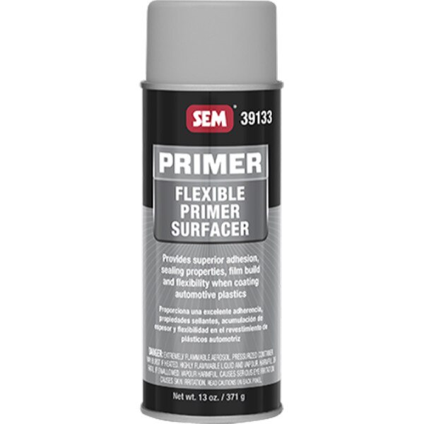 SEM Flexible Primer Surfacer, 16 oz. Aerosol Can, Gray