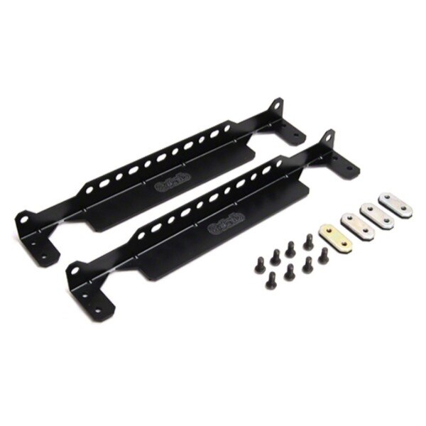 Setrab Oil Cooler Mounting Kit, Aluminum, Black, Setrab Series 6 Fluid ...