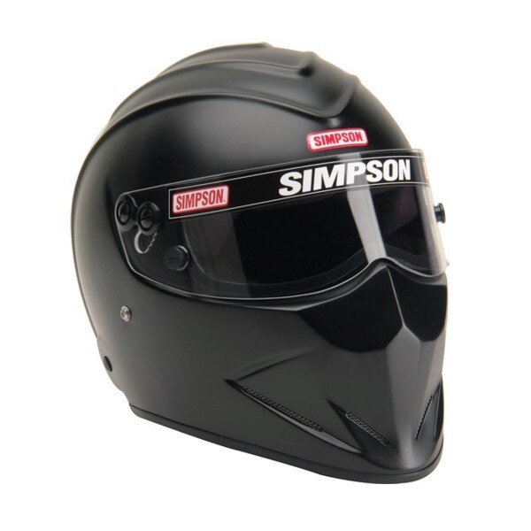 Simpson Helmet, Diamondback, Full Face, Flat Black, 7-1/2", SA2020