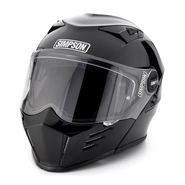 Simpson Helmet, Motorcycle Mod Bandit, Full Face, Gloss Black, X-Large ...