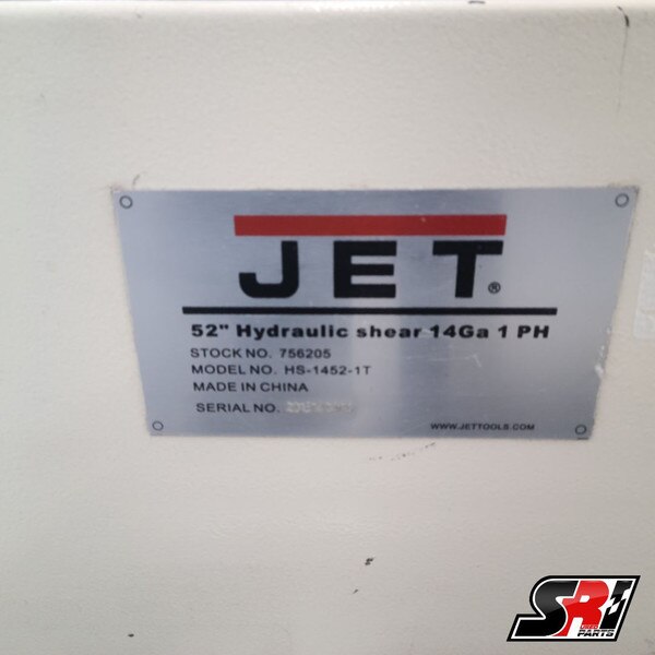 JET 52" Hydraulic Shear