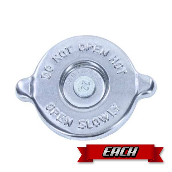 MotoRad Radiator Cap, 22-24 LBS, Round, Each (Standard Radiator Neck)