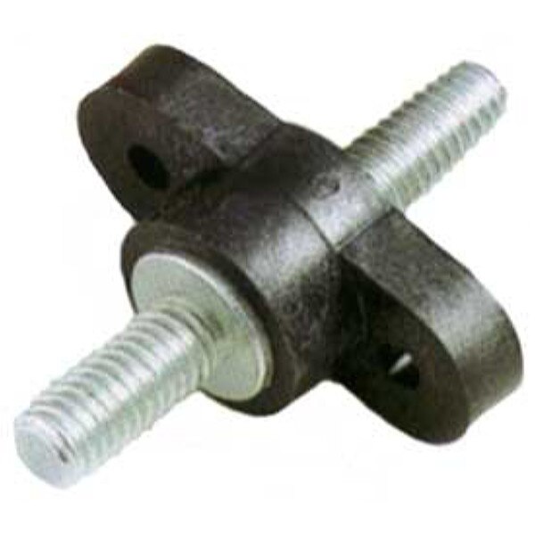 Junction Block, Stud Type, 1/4"-20 Thread, 100 Amp Capacity, Black