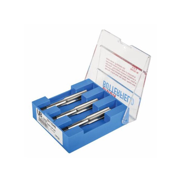 Union Butterfield Hand Tap Set, 3-Piece, High Speed Steel, 4 Flutes, 7/ ...