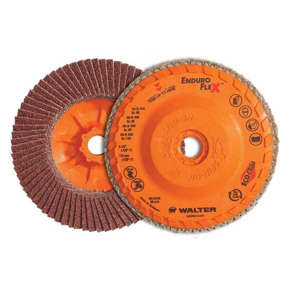 Walter Flap Disc, Enduro-Flex Series, Threaded Arbor