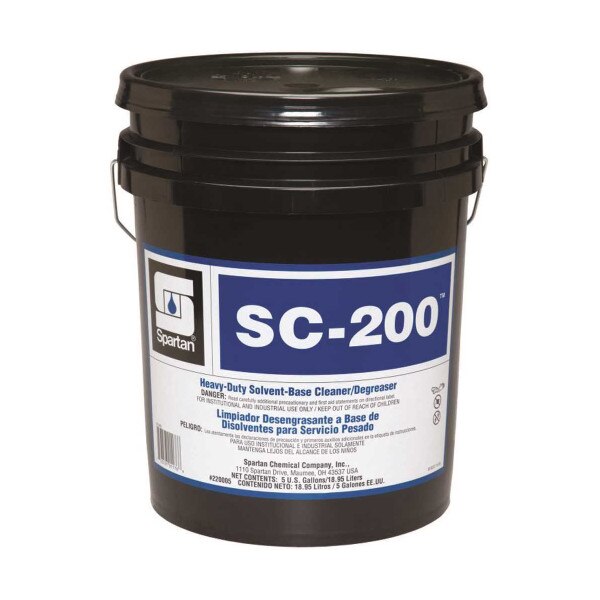 Spartan Chemical Heavy-Duty Industrial Cleaner/Degreaser, SC-200, 5 ...