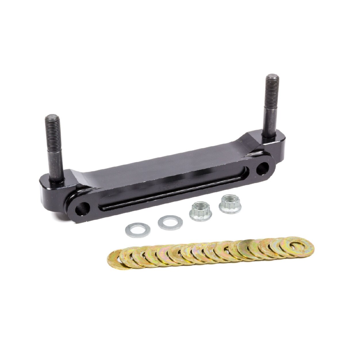 Wilwood Brake Caliper Bracket Kit, 6.000" Radial Mount, Aluminum, Black ...