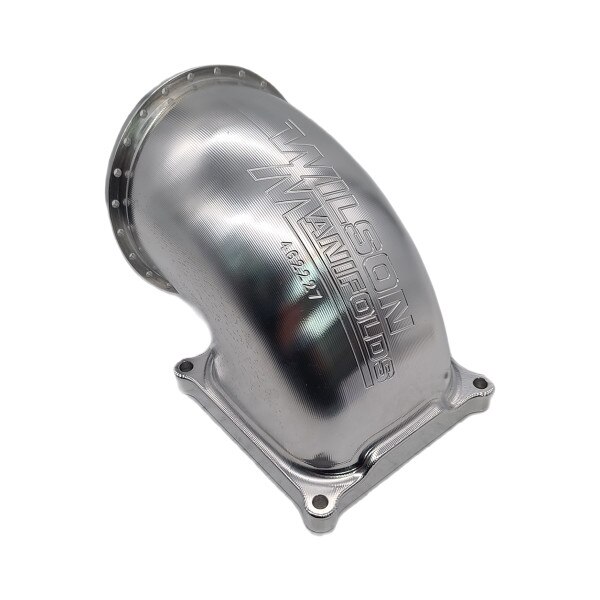 Wilson Intake Elbow, V-Band Throttle Body, Dominator Flange, Billet ...