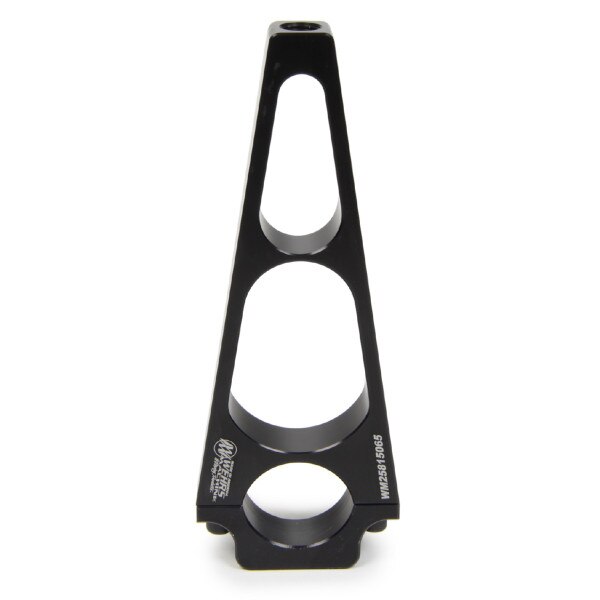 Wehrs Hood Pin Bracket, Clamp-On, 1.500" Tube, 6.500" Tall, Aluminum, Black
