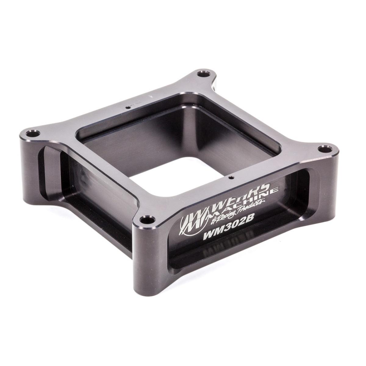Wehrs Machine Restrictor Plate, 2.000" Tall, Aluminum, Black